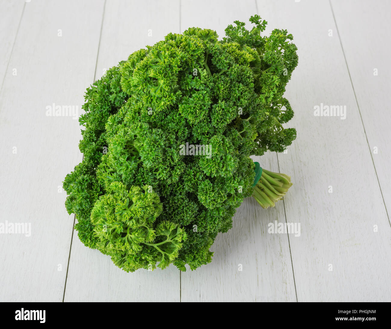 fresh green curly parsley Stock Photo - Alamy