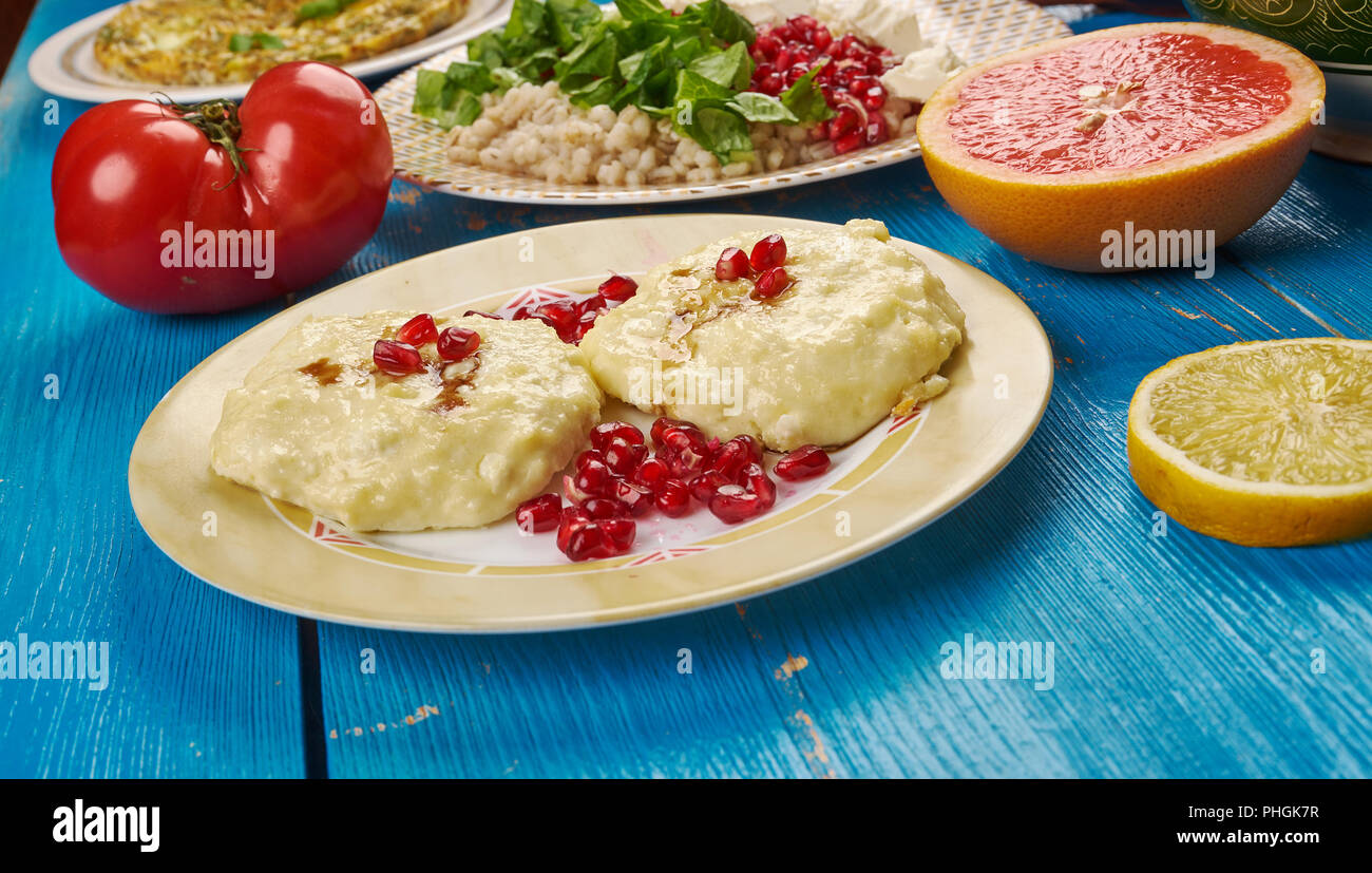 Egyptian Oven-Fried Cheese Stock Photo - Alamy