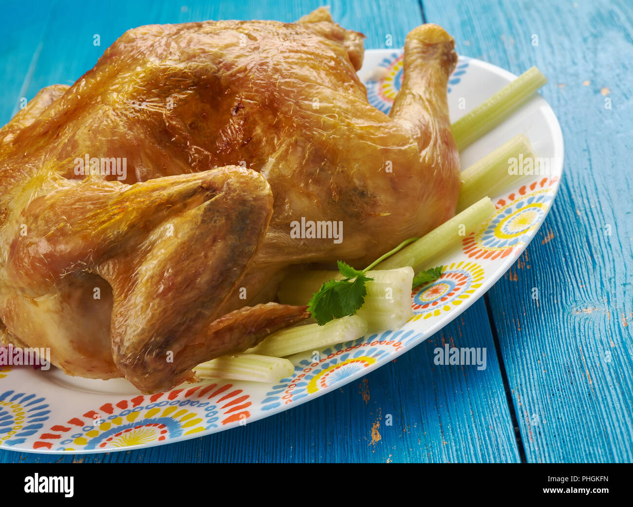 Chicken Sajji Masala Stock Photo - Alamy