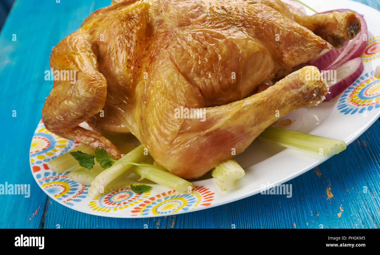 Chicken Sajji Masala Stock Photo - Alamy