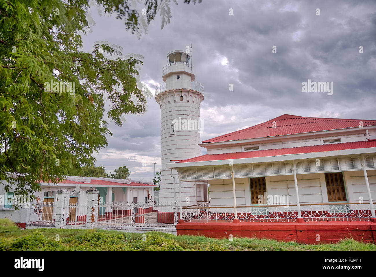 Punta Malabrigo Lighthouse, Lobo, Batangas, Philippines Stock Photo - Alamy