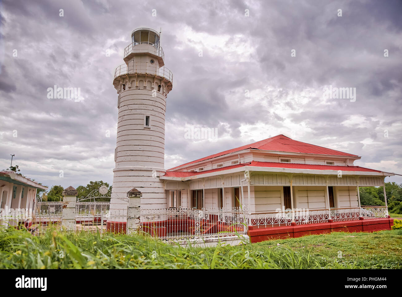 Punta Malabrigo Lighthouse, Lobo, Batangas, Philippines Stock Photo - Alamy