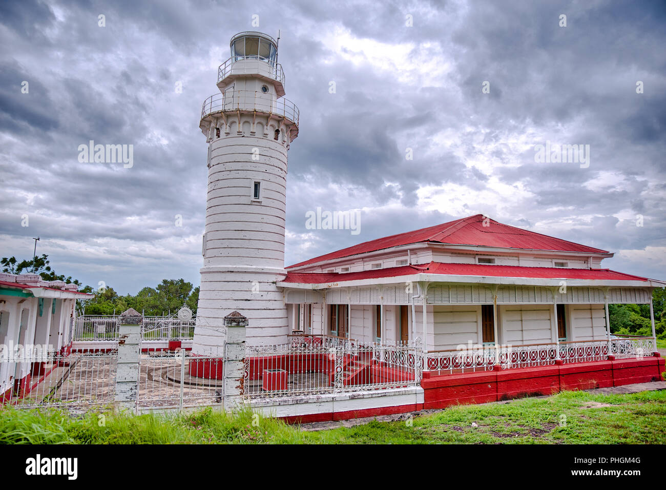 Punta Malabrigo Lighthouse, Lobo, Batangas, Philippines Stock Photo - Alamy