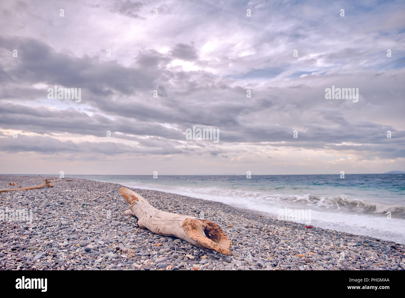 Pebbled Beach of Punta Malabrigo, Lobo, Batangas Stock Photo - Alamy