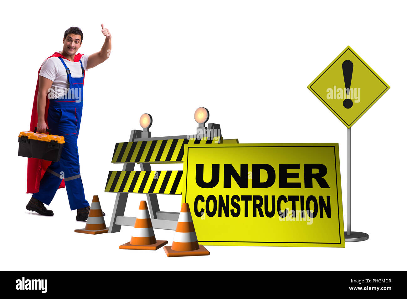 Concept of under construction for your webpage Stock Photo - Alamy