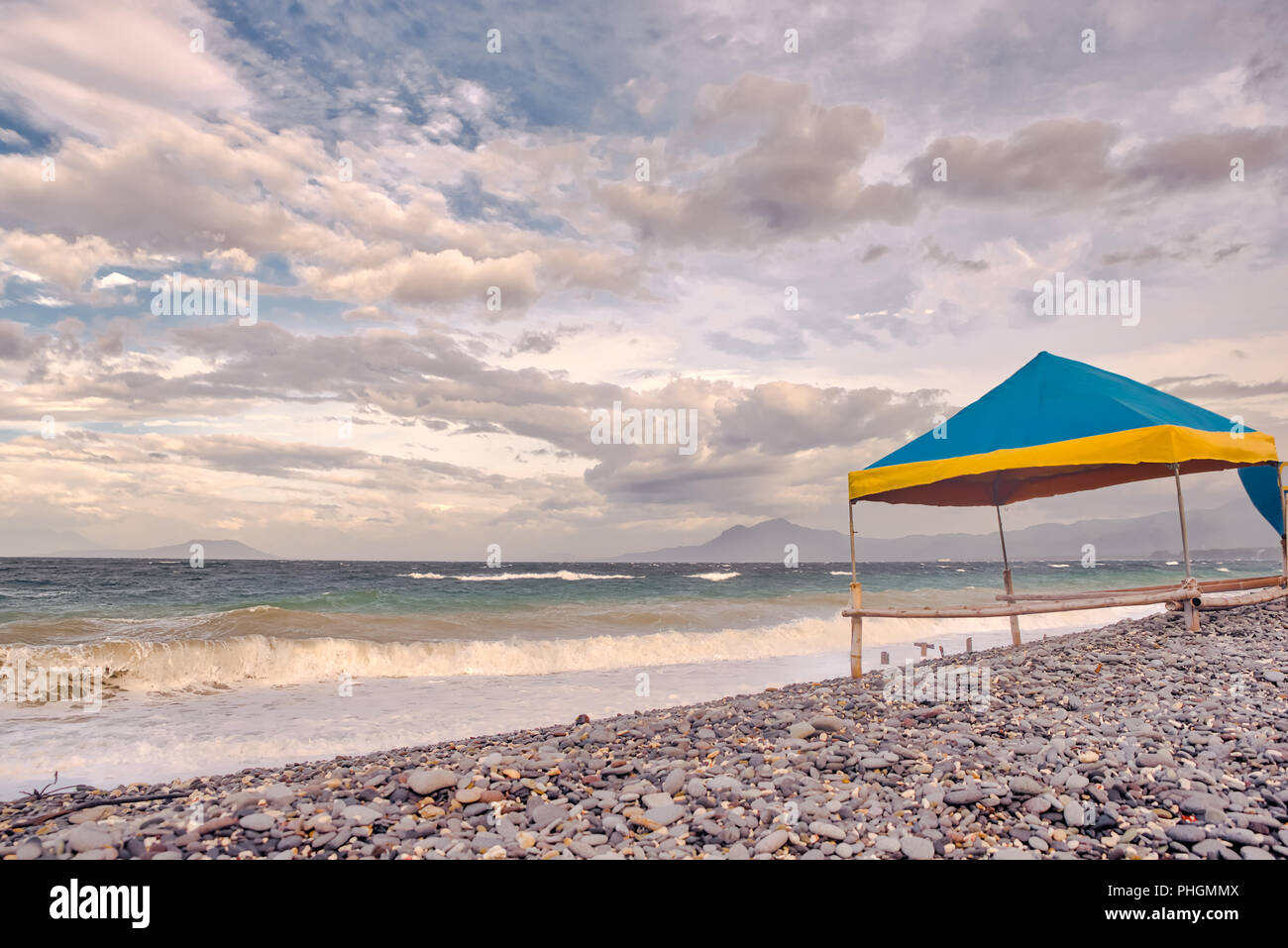 Pebbled Beach of Punta Malabrigo, Lobo, Batangas Stock Photo - Alamy
