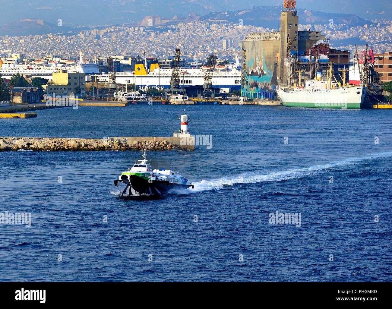 Flying Dolphin Hydrofoil Ferry Greece High Resolution Stock Photography and Images - Alamy