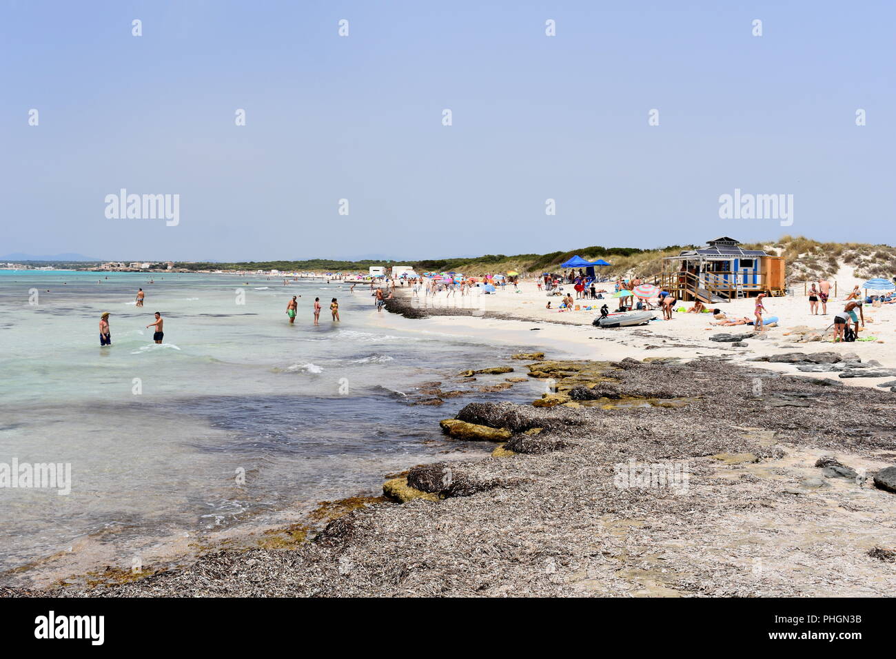 Es Trenc beach, Mallorca, Spain Stock Photo - Alamy