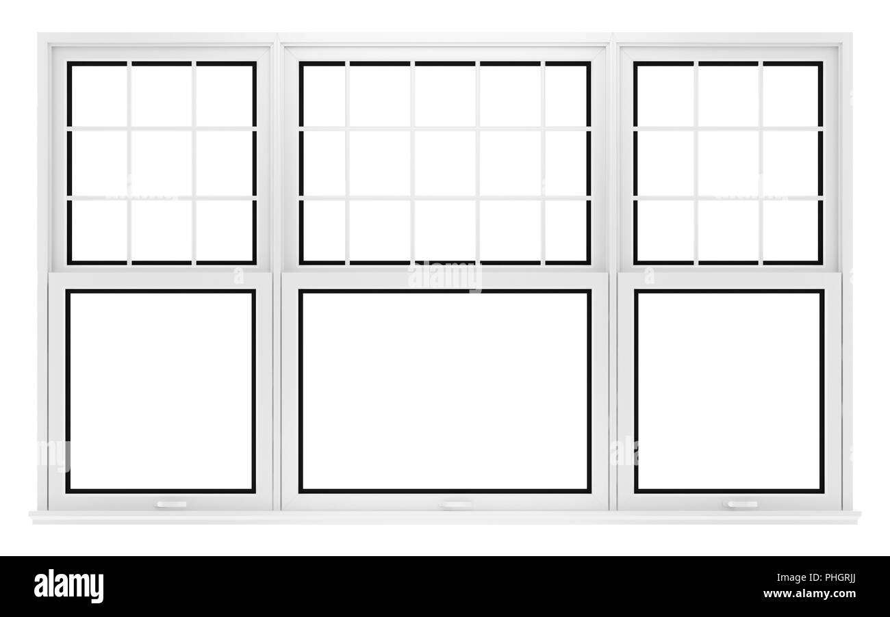 window isolated on white background Stock Photo - Alamy
