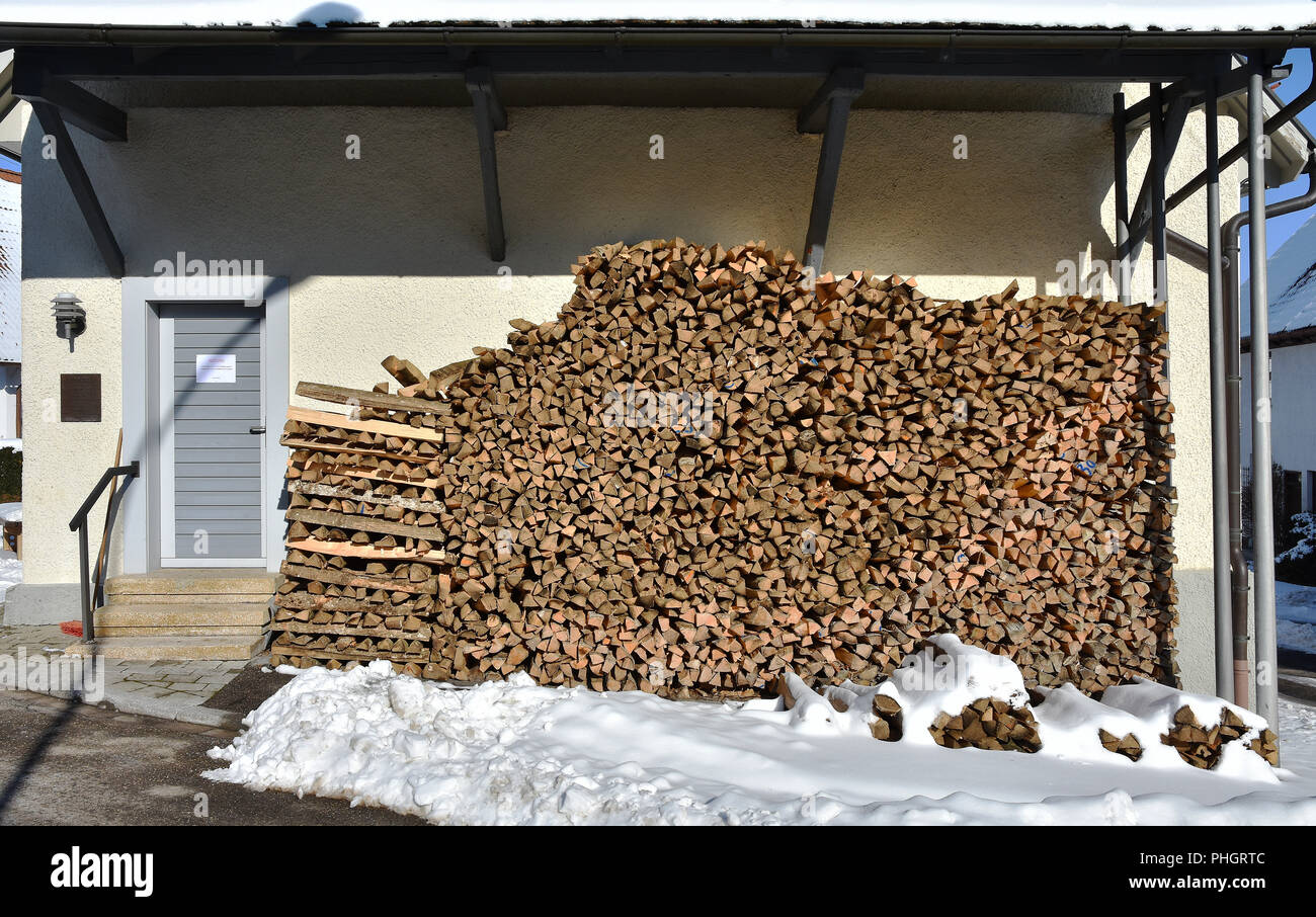 baking house; bakehouse; logs for bakehouse; Germany; swabian alps ...