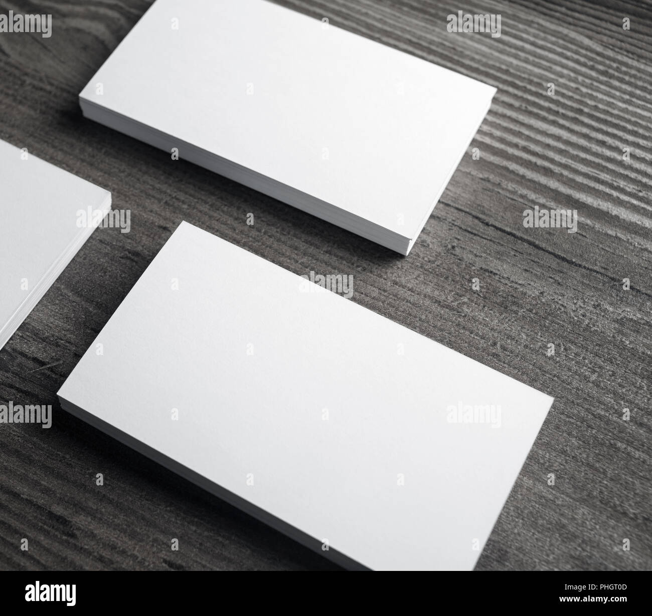 Blank business cards Stock Photo - Alamy