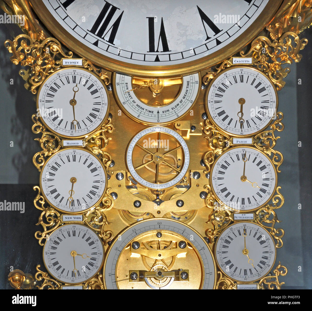 Gold plated dials hi-res stock photography and images - Alamy