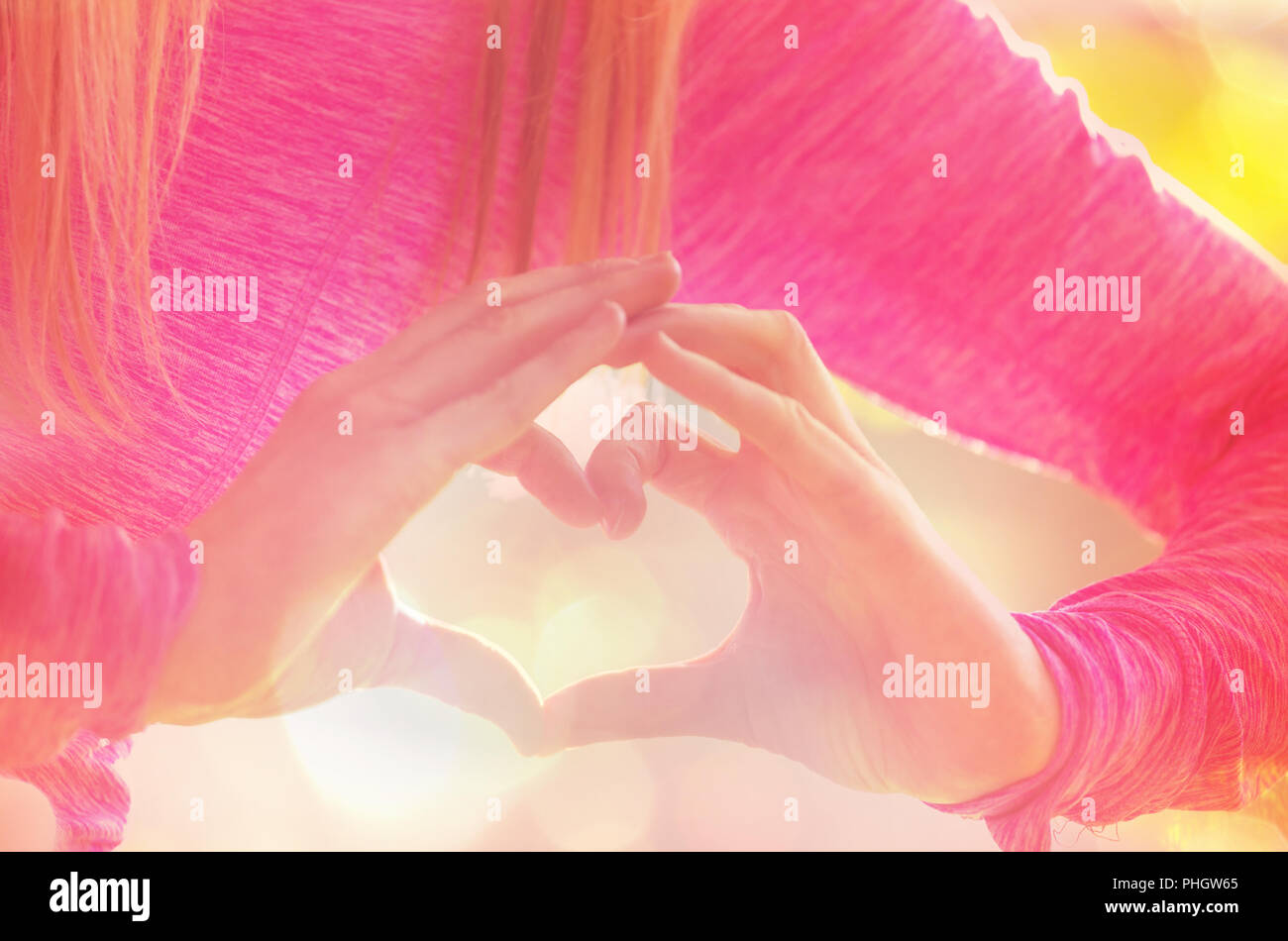 Hand on heart Stock Photo - Alamy
