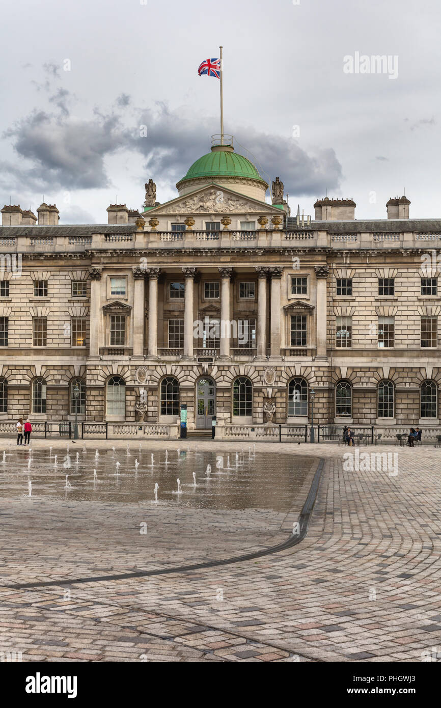 Somerset House, Strand, London, England, UK Stock Photo - Alamy