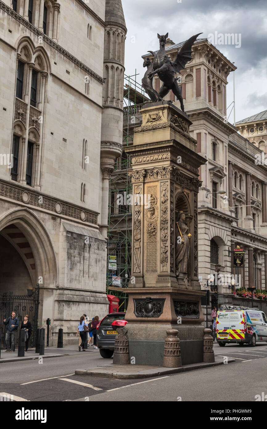 Temple bar, Strand, London, England, UK Stock Photo - Alamy
