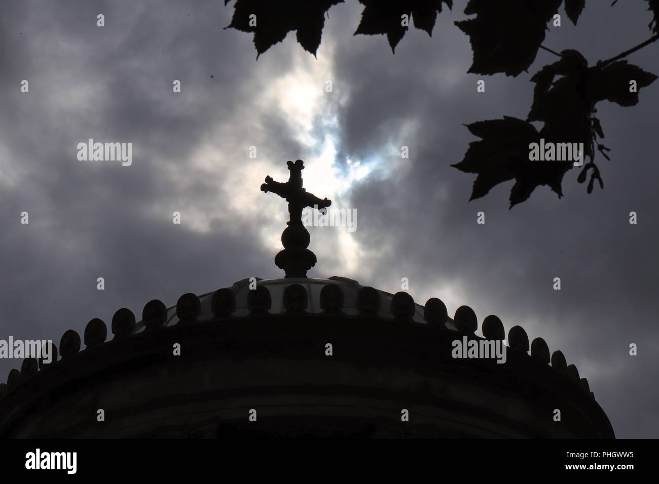 William Huskisson's Memorial Cross Stock Photo - Alamy