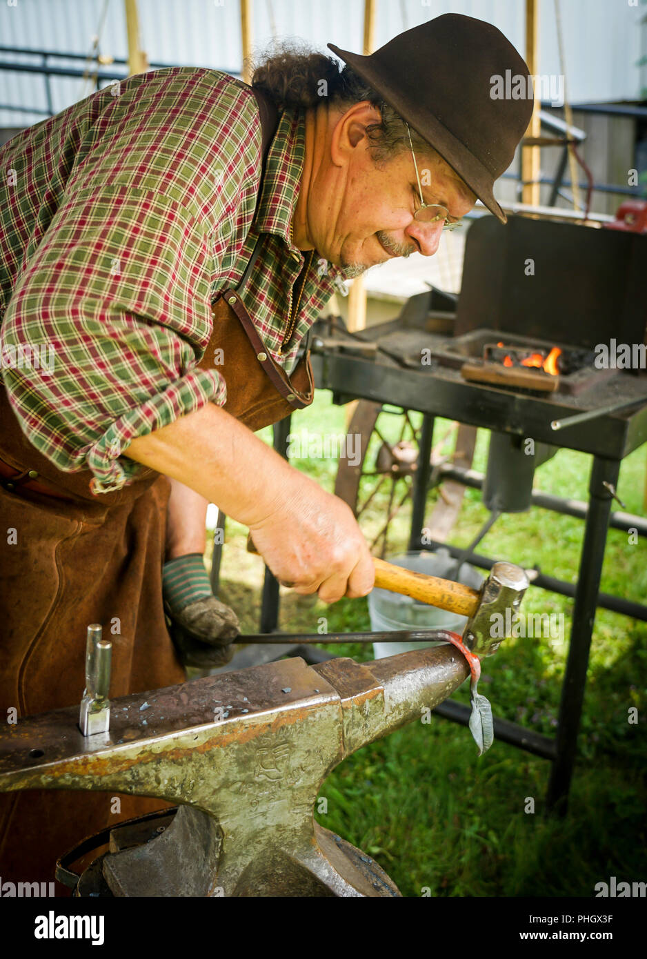 Blacksmith at work at British Military,Royal Nancy,American Military ...