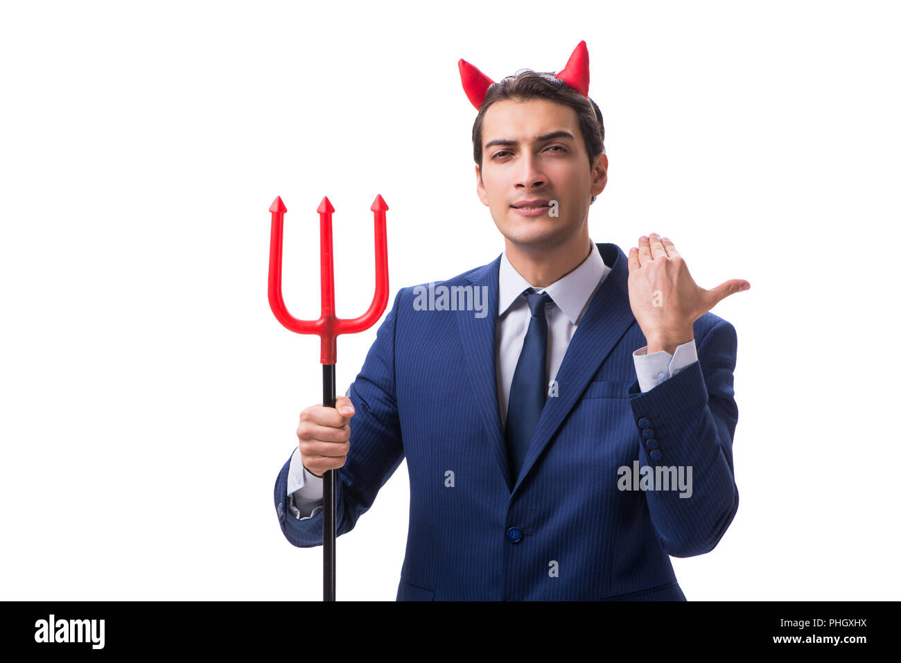 Devilish smile hi-res stock photography and images - Alamy