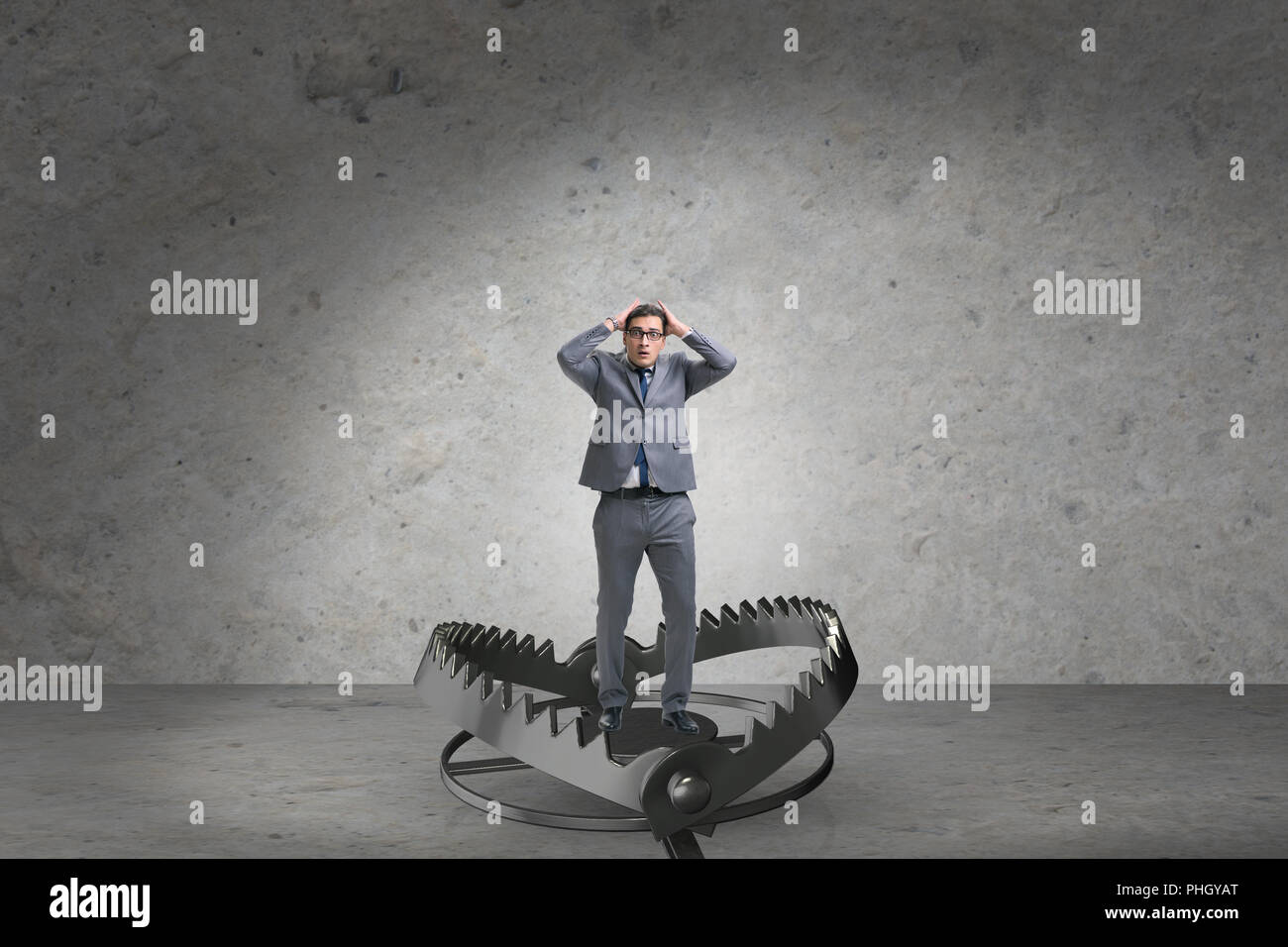 Man caught in mouse trap hi-res stock photography and images - Alamy