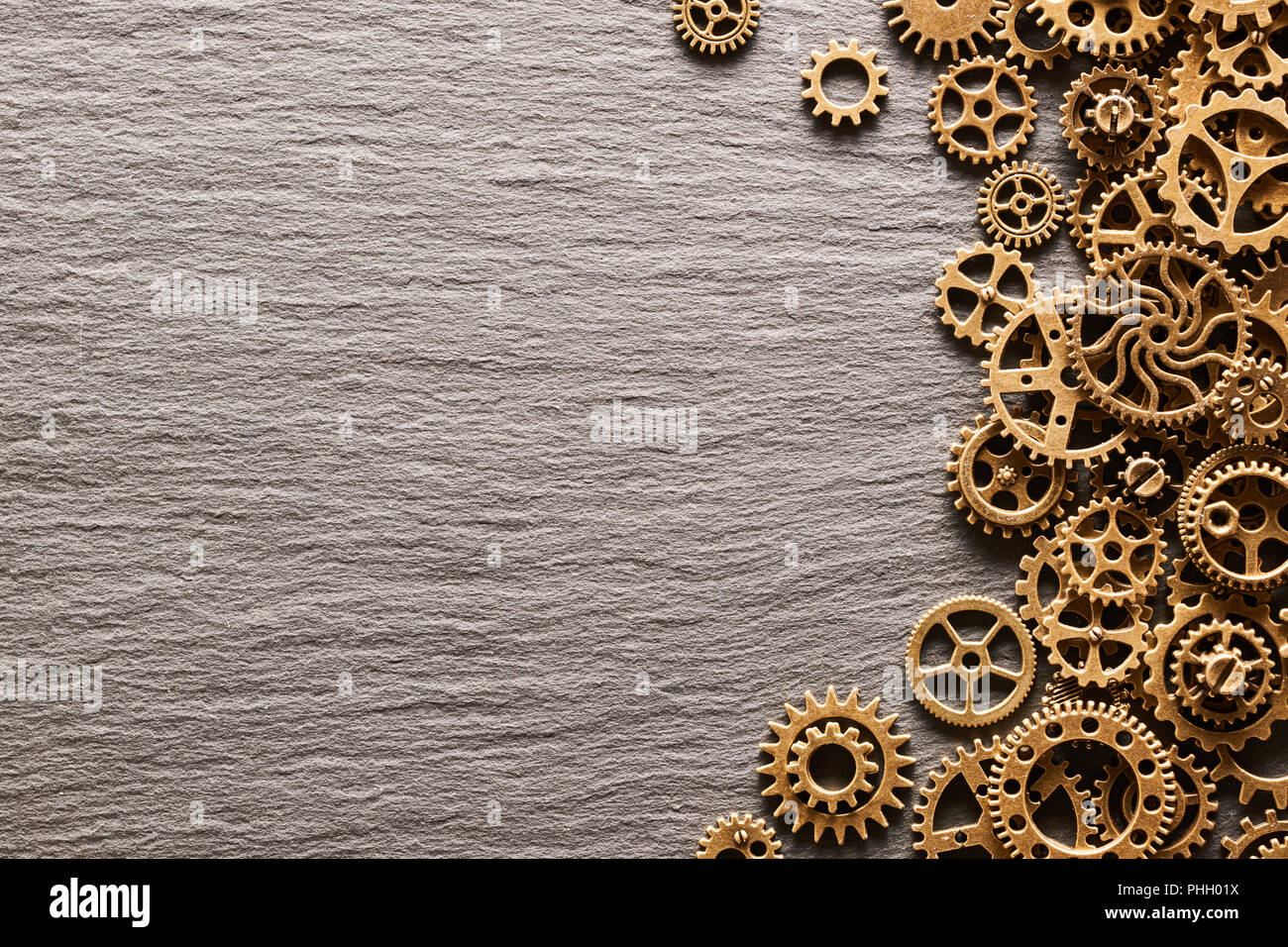 Various metal cogwheels and gear wheels Stock Photo - Alamy