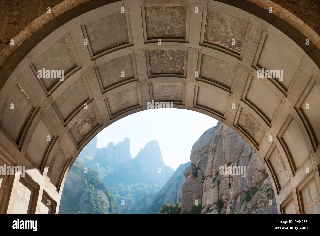 View from montserrat monastery hi-res stock photography and images - Alamy