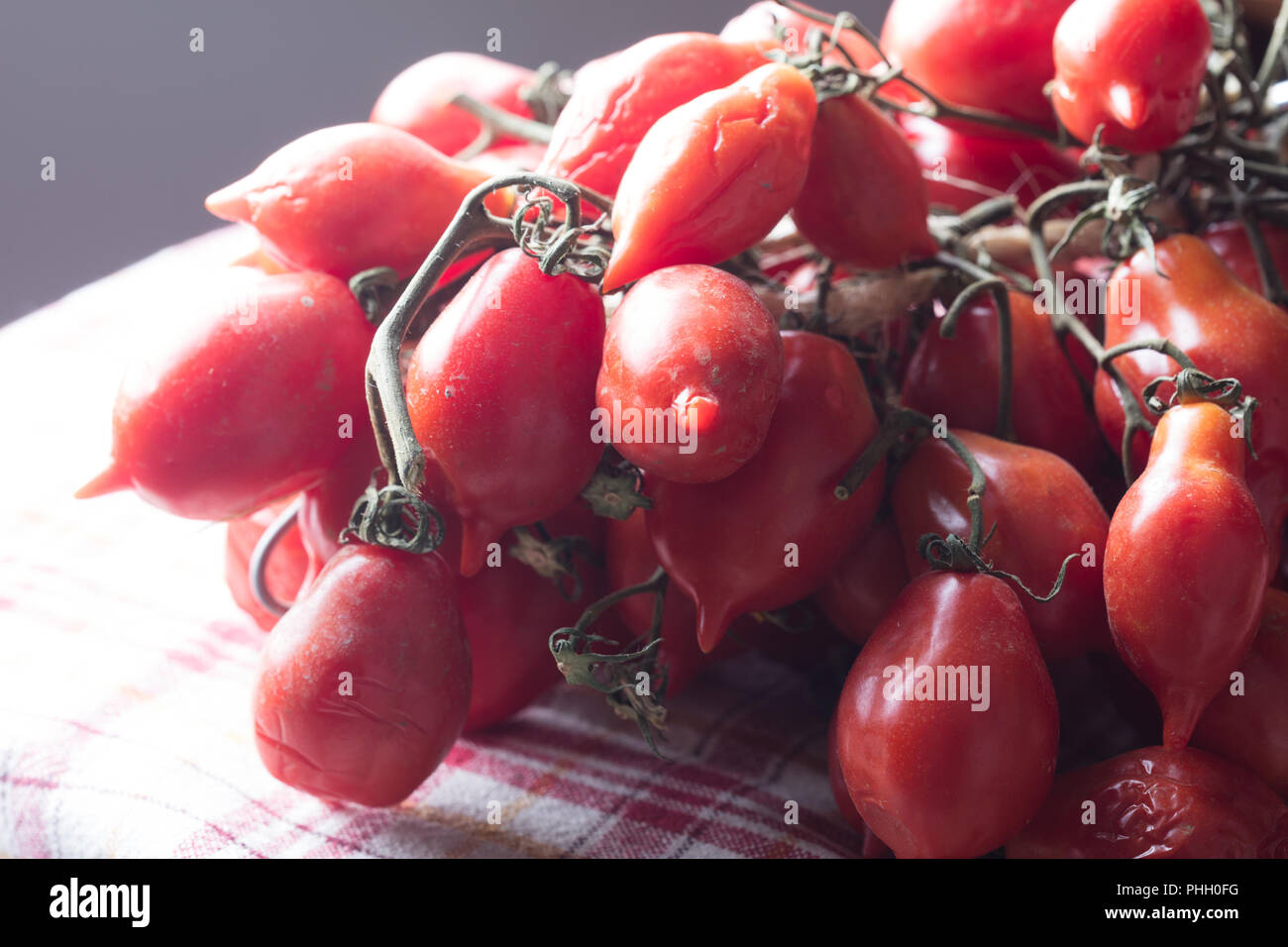 Piennolo tomatoes hi-res stock photography and images - Alamy