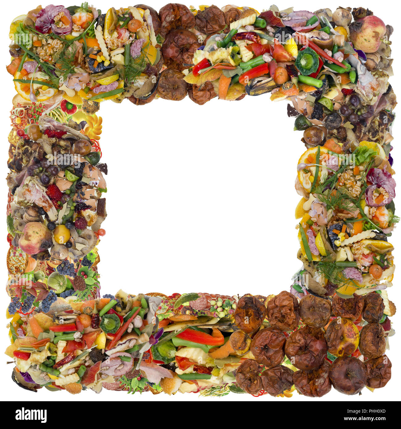 Rotten food photo frame Stock Photo - Alamy