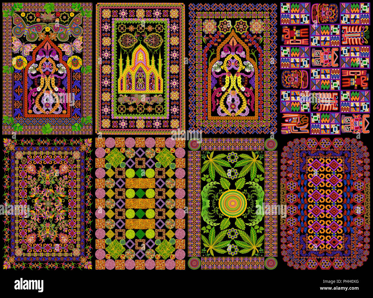 Rugs for prayers set Stock Photo - Alamy