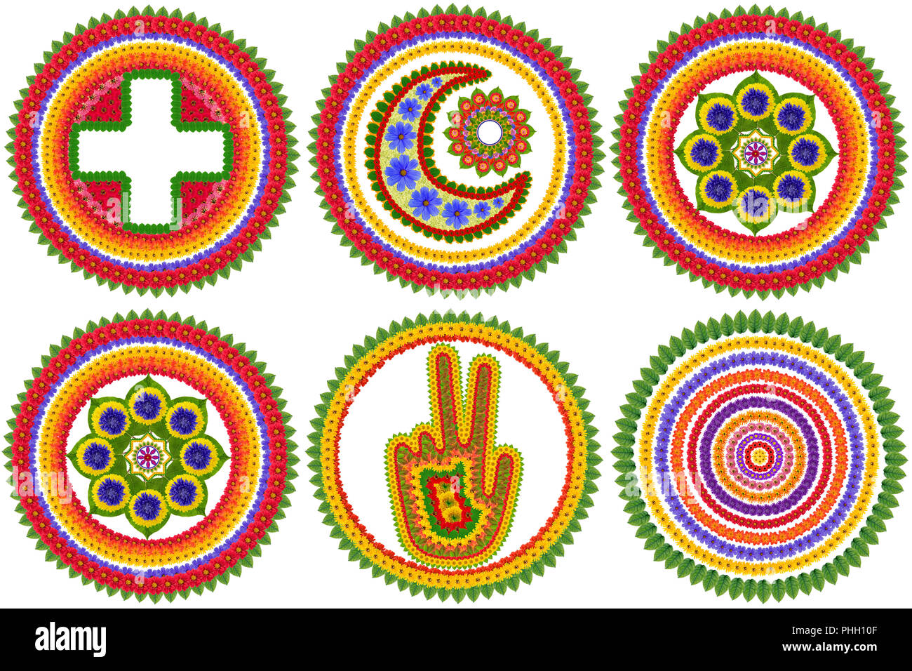 Floral elements leaves flower hi-res stock photography and images - Alamy