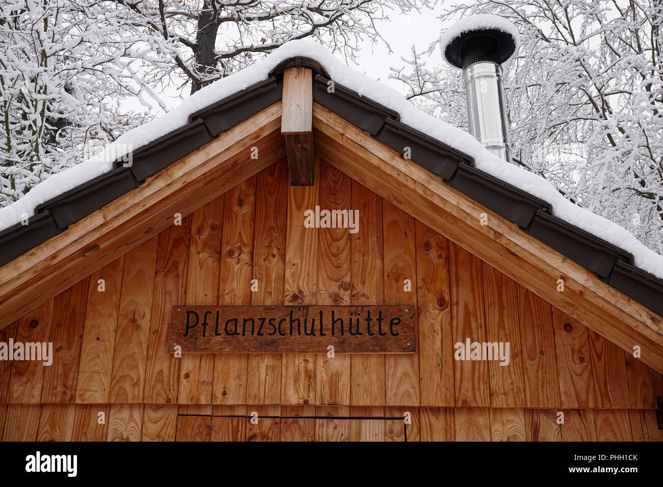 winter; forest; hut Stock Photo - Alamy