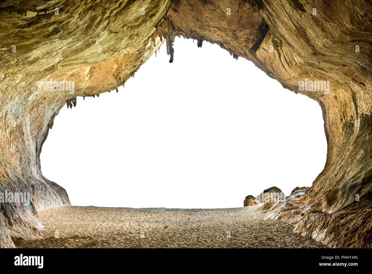Big empty cave Stock Photo - Alamy