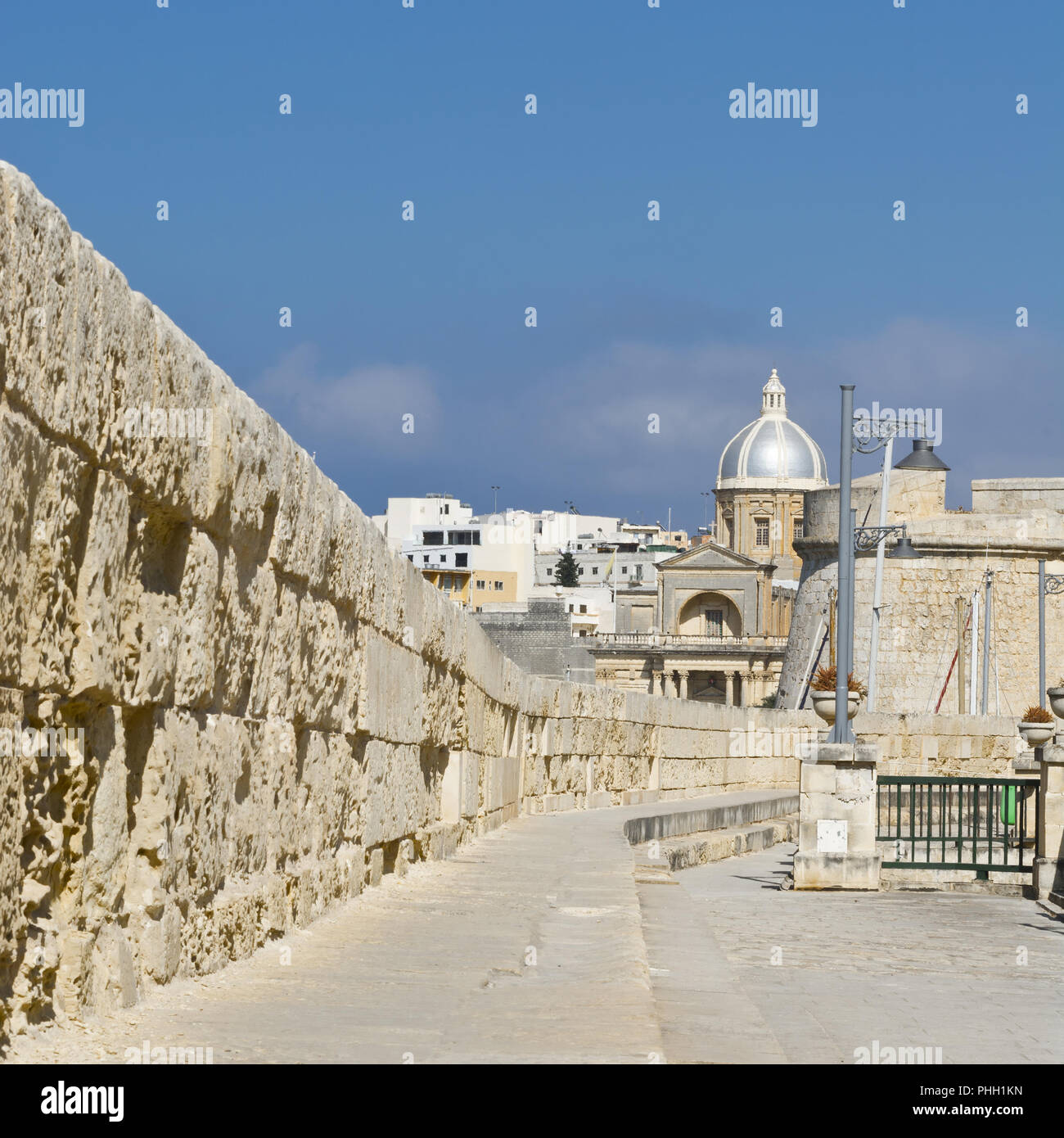 Street along the wall Stock Photo - Alamy