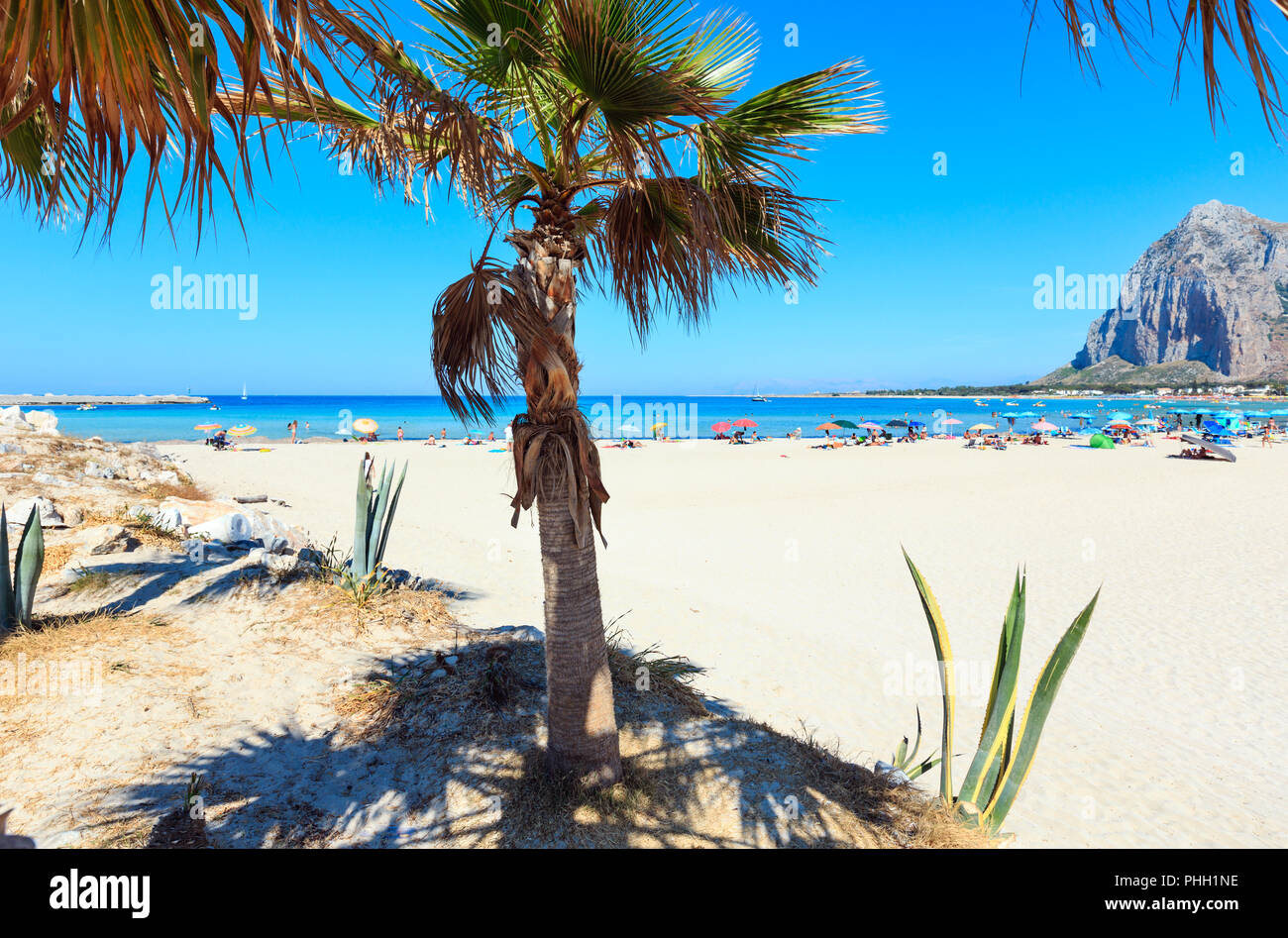 San Vito lo Capo beach, Sicily, Italy Stock Photo - Alamy