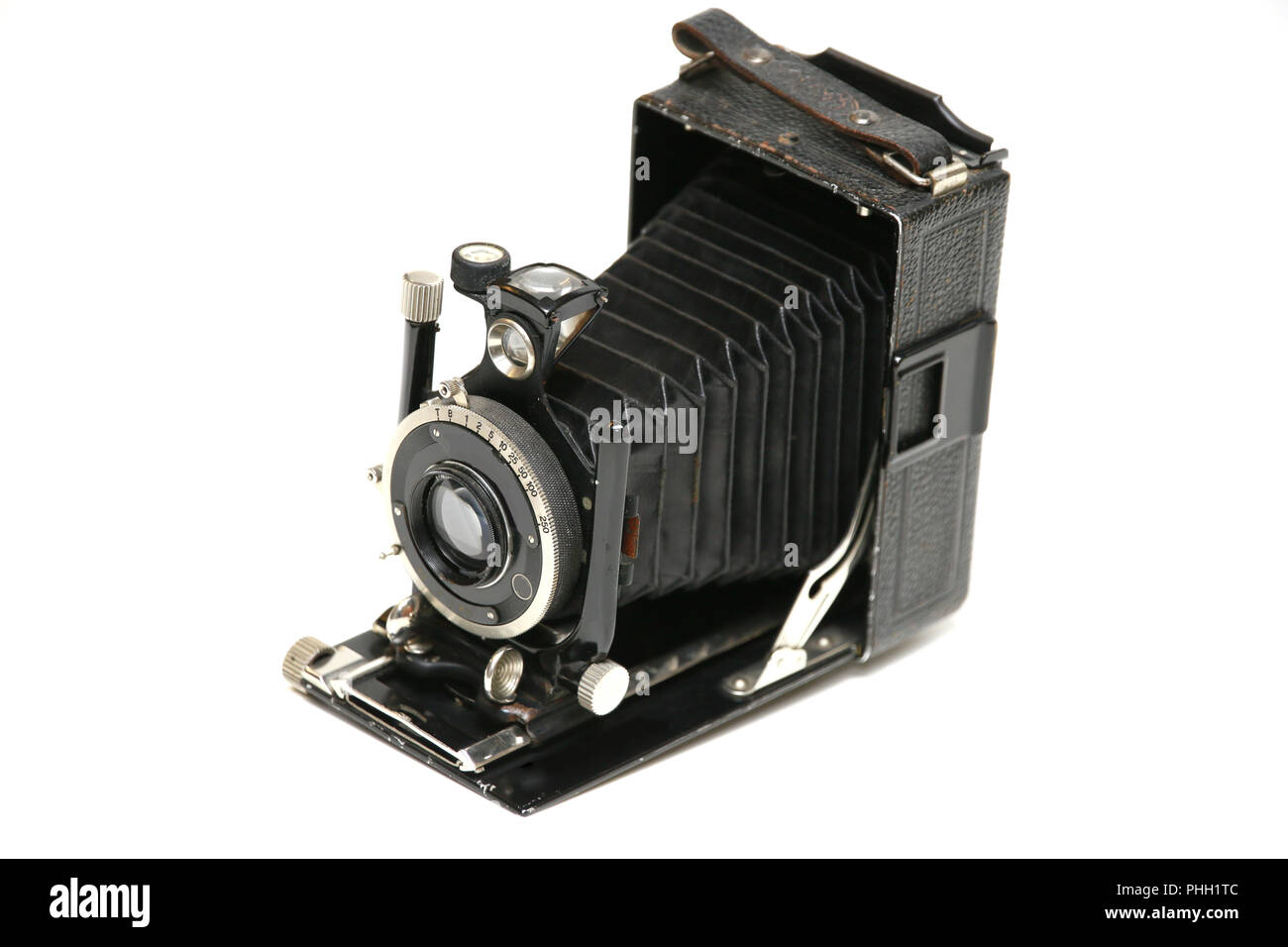old plan film camera as decoration - cut out Stock Photo - Alamy