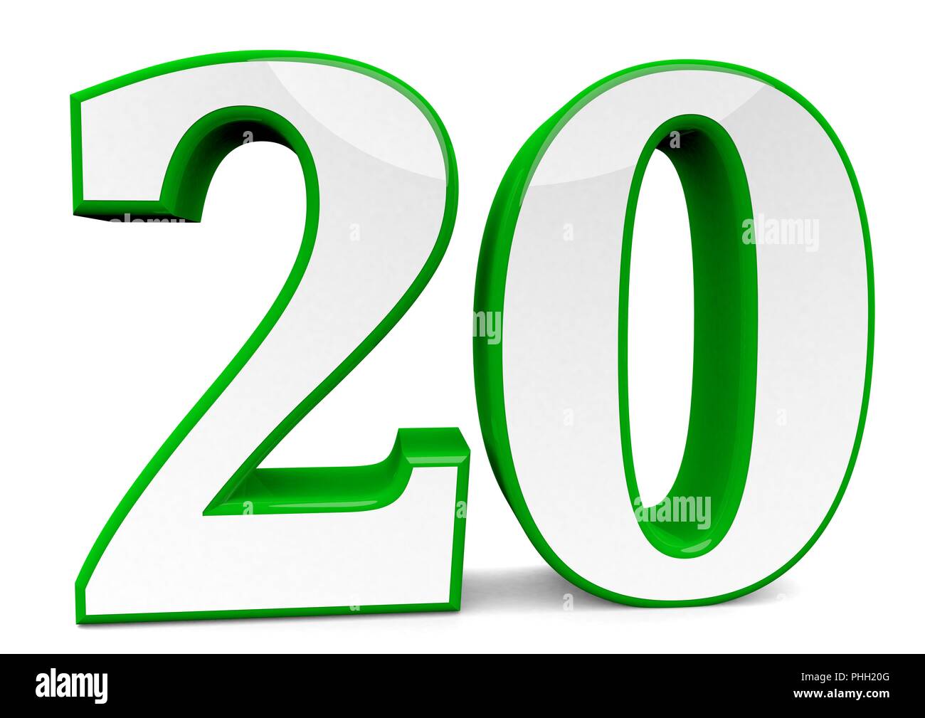 Number in green Stock Photo - Alamy