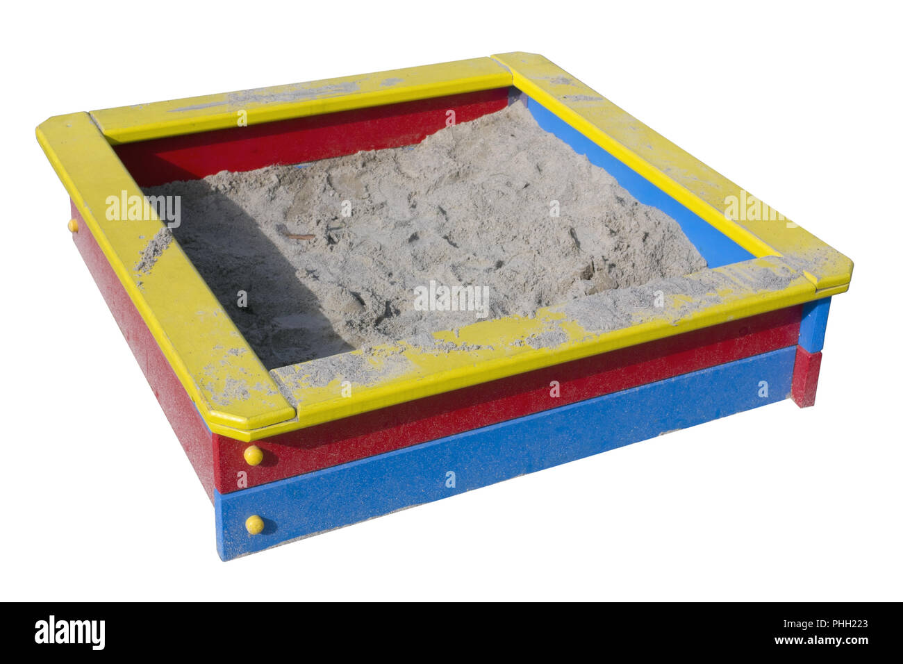 Children wooden sand box Stock Photo - Alamy