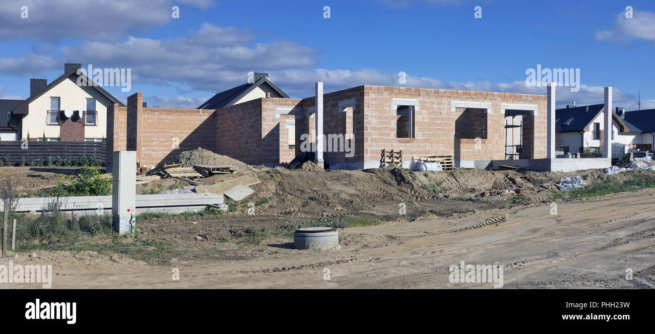 Construction of new homes hi-res stock photography and images - Alamy