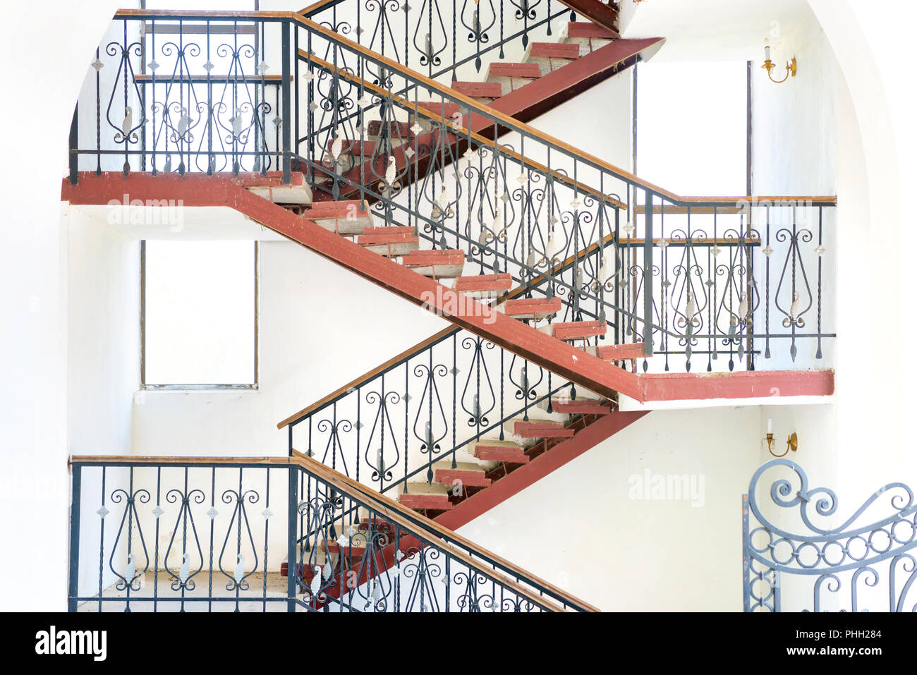 Ramp stairs concrete urban hi-res stock photography and images - Alamy