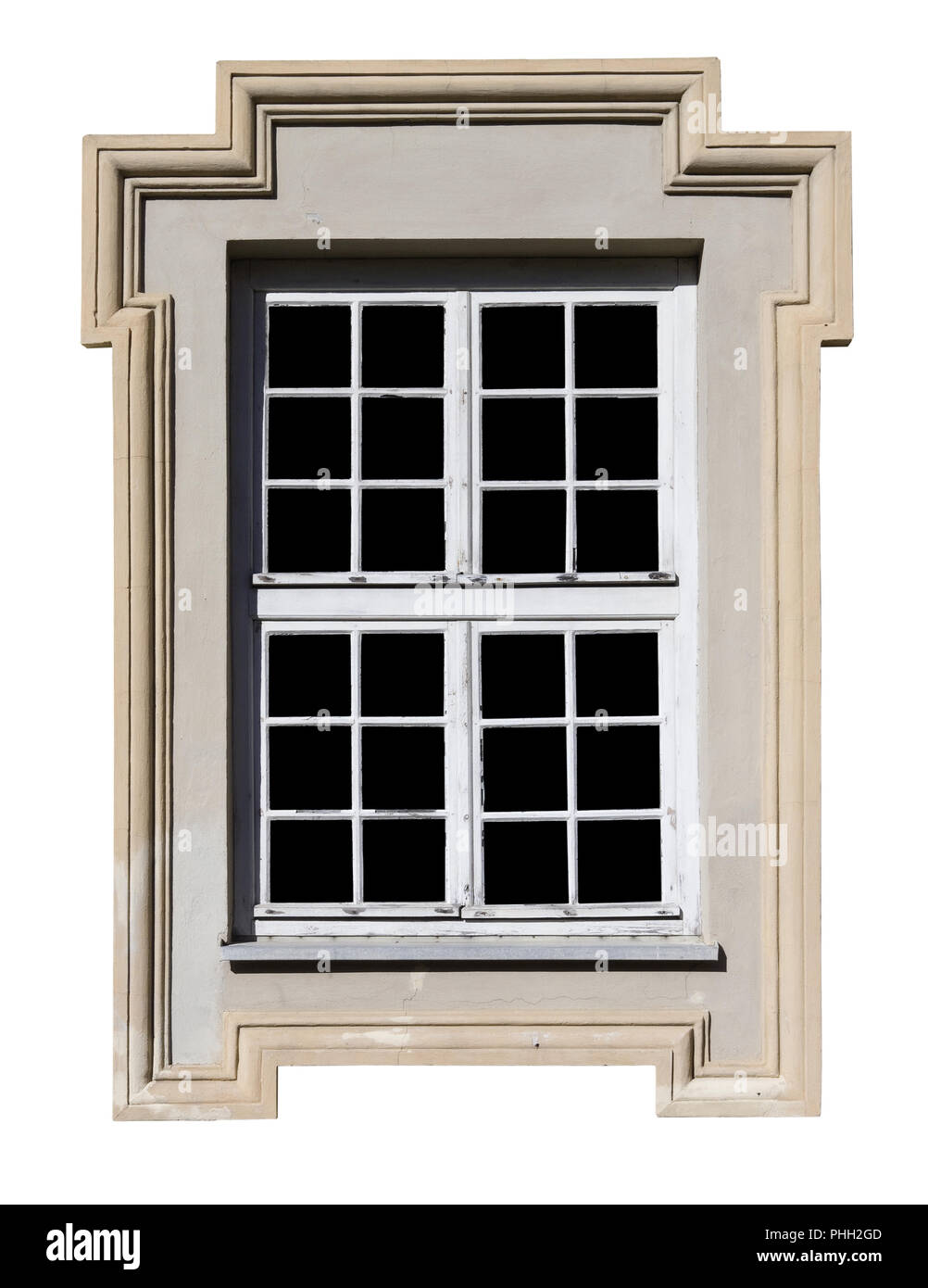 Reto cross window Stock Photo - Alamy