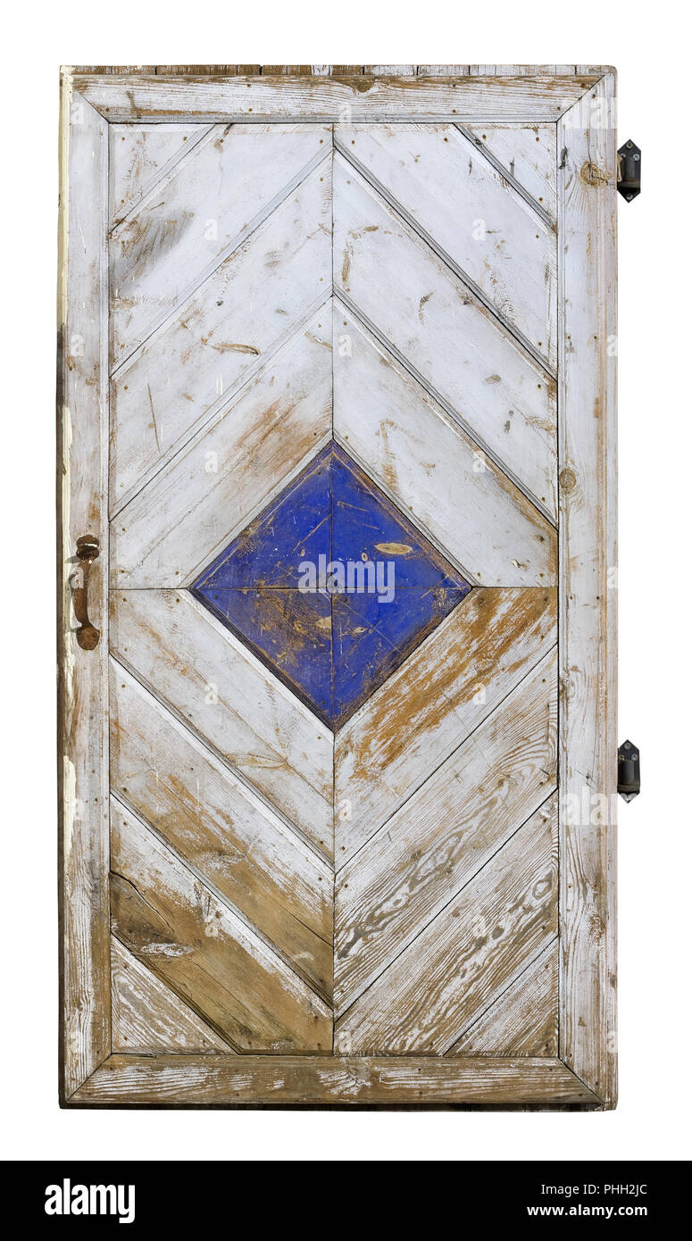Decorative wooden door Cut Out Stock Images & Pictures - Alamy