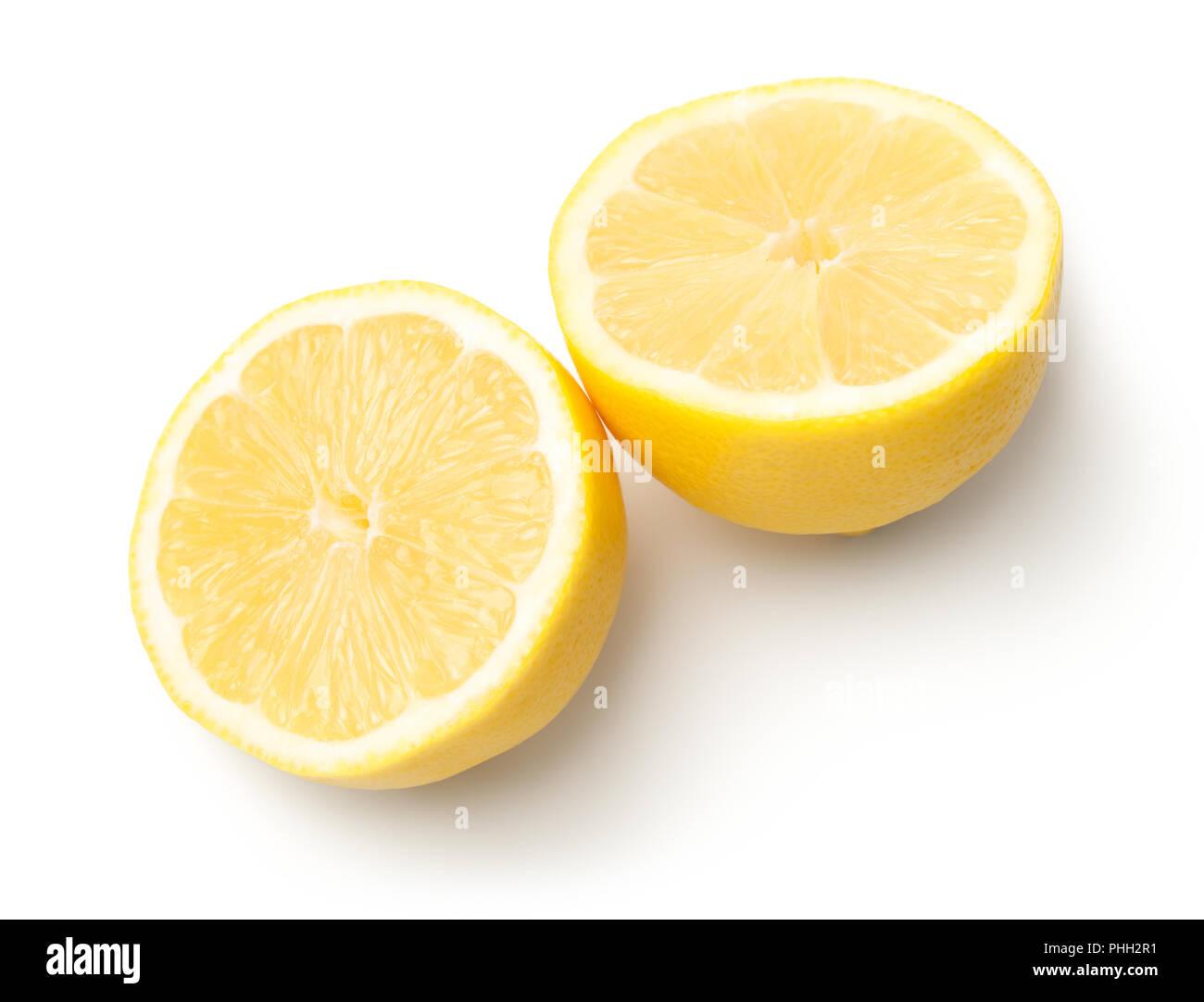 Lemon Isolated on White Background Stock Photo - Alamy