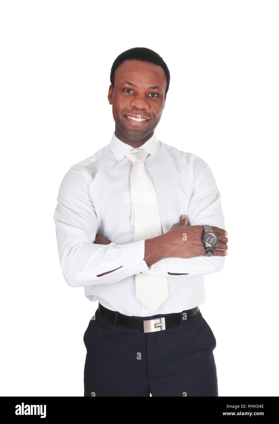Smiling young man in shirt and tie hi-res stock photography and images ...