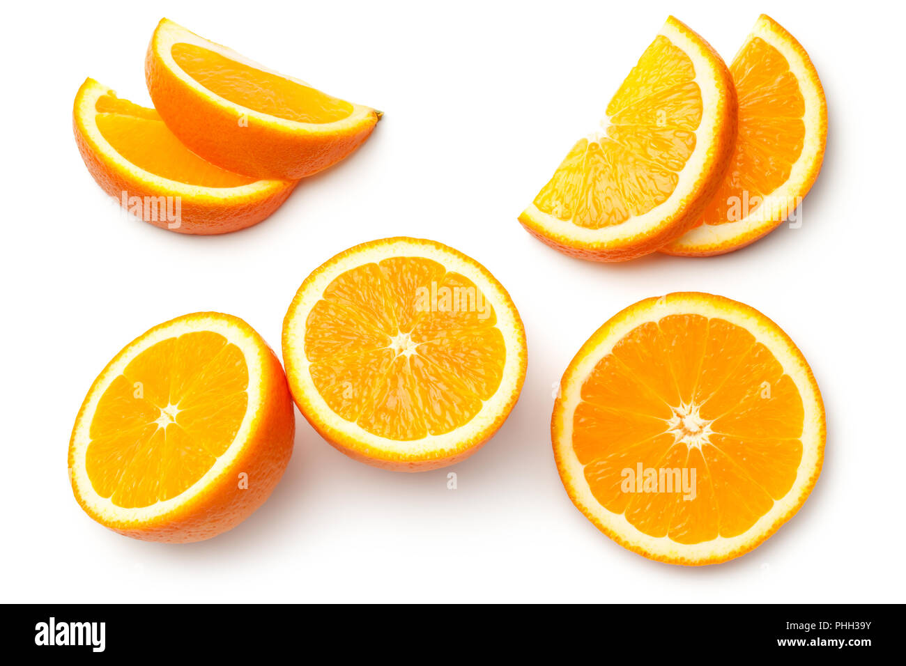 Orange Isolated on White Background Stock Photo - Alamy