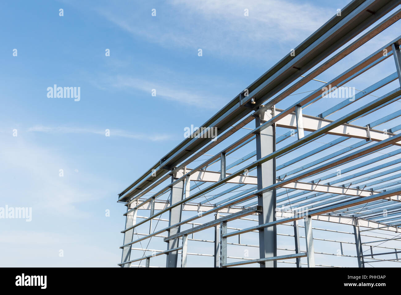 steel structure workshop Stock Photo - Alamy