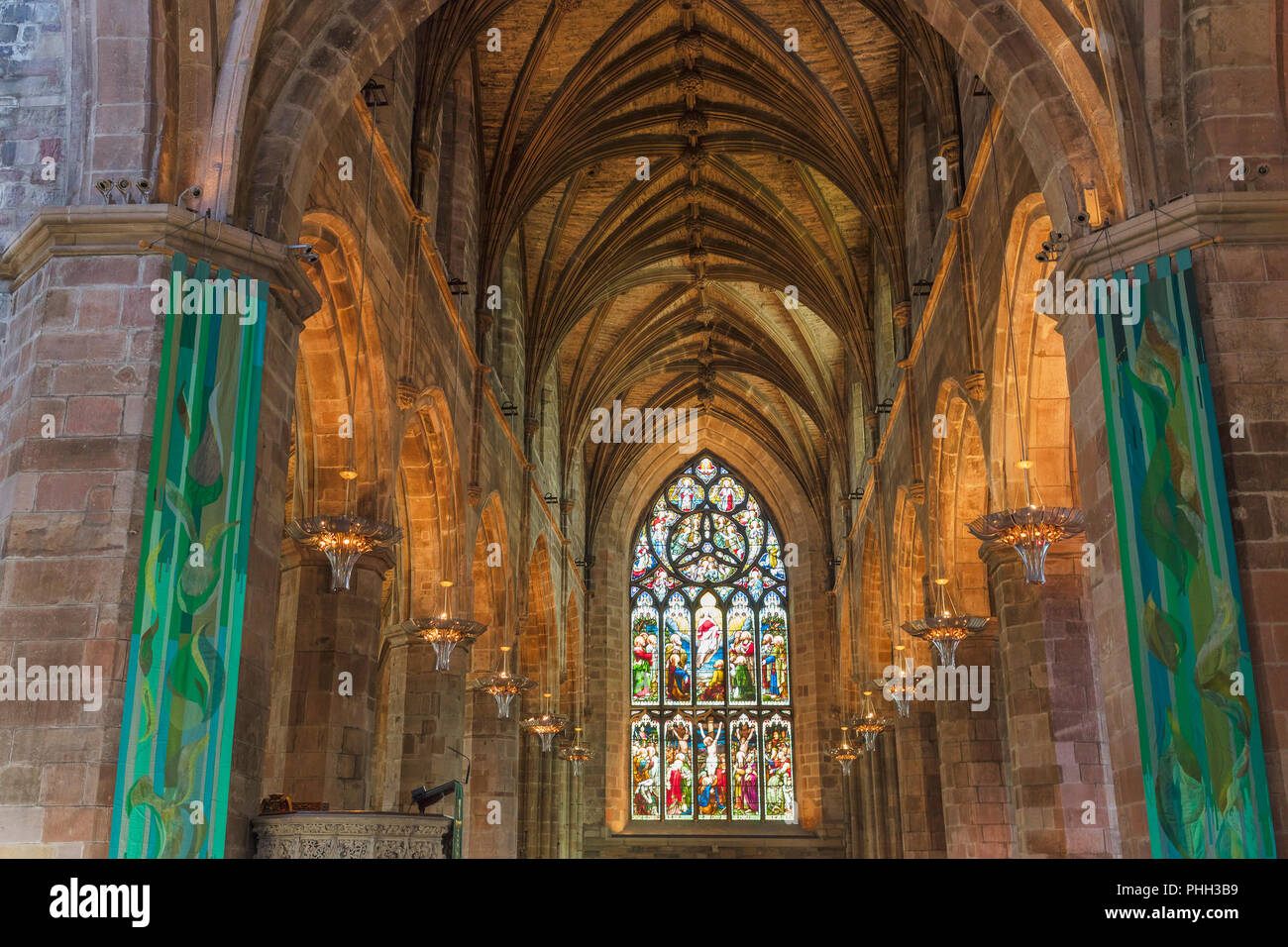 St. Giles cathedral interior, Edinburgh, Scotland, UK Stock Photo - Alamy