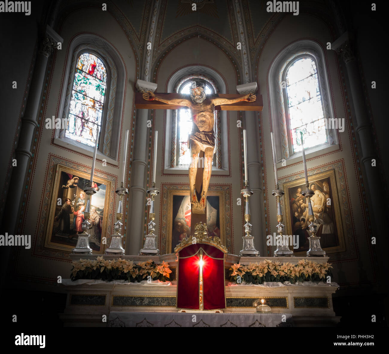 Red crucifix blood hi-res stock photography and images - Alamy