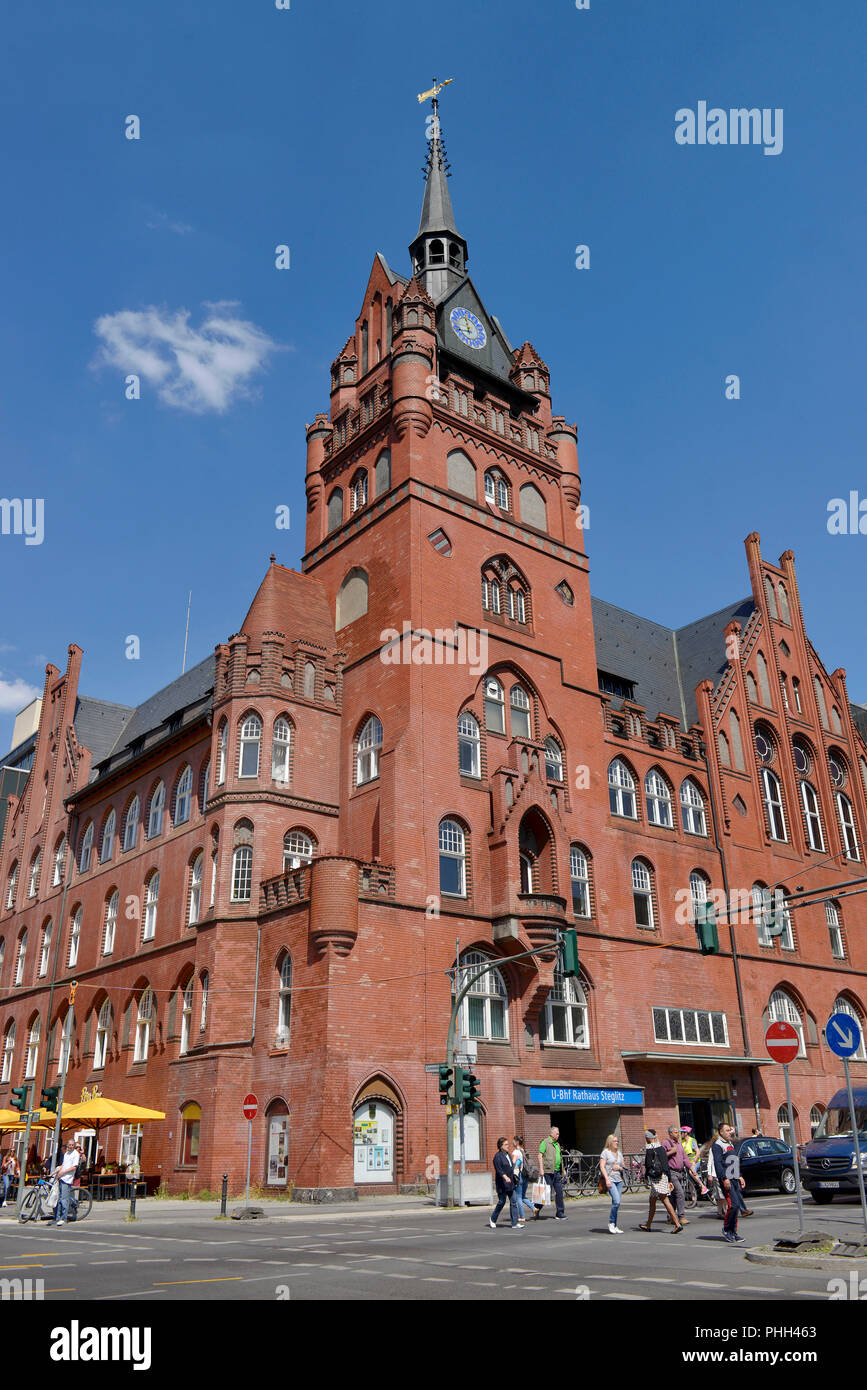 Altes Rathaus, Schlossstrasse, Steglitz, Berlin, Deutschland Stock ... Altes Rathaus, Schlossstrasse, Steglitz, Berlin, Deutschland Stock ...