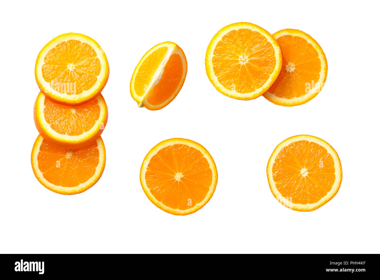 Orange Isolated on White Background Stock Photo - Alamy