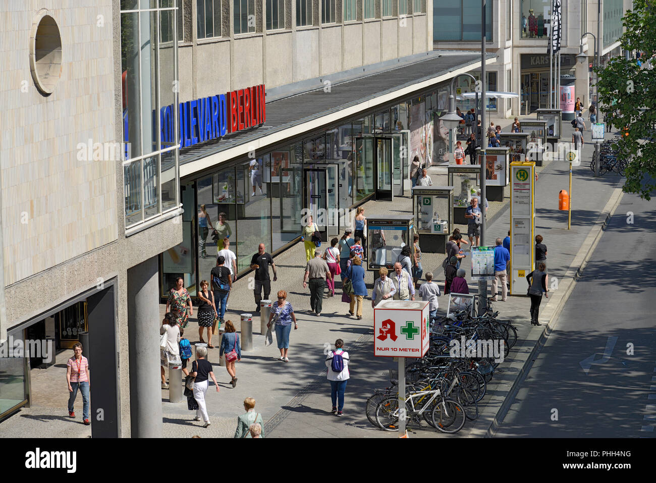 Berlin Germany Shopping Street Schlossstrasse High Resolution Stock ...