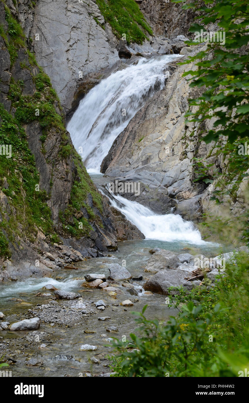 waterfall; Simms-Waterfall; Lech-valley; Austria Stock Photo - Alamy